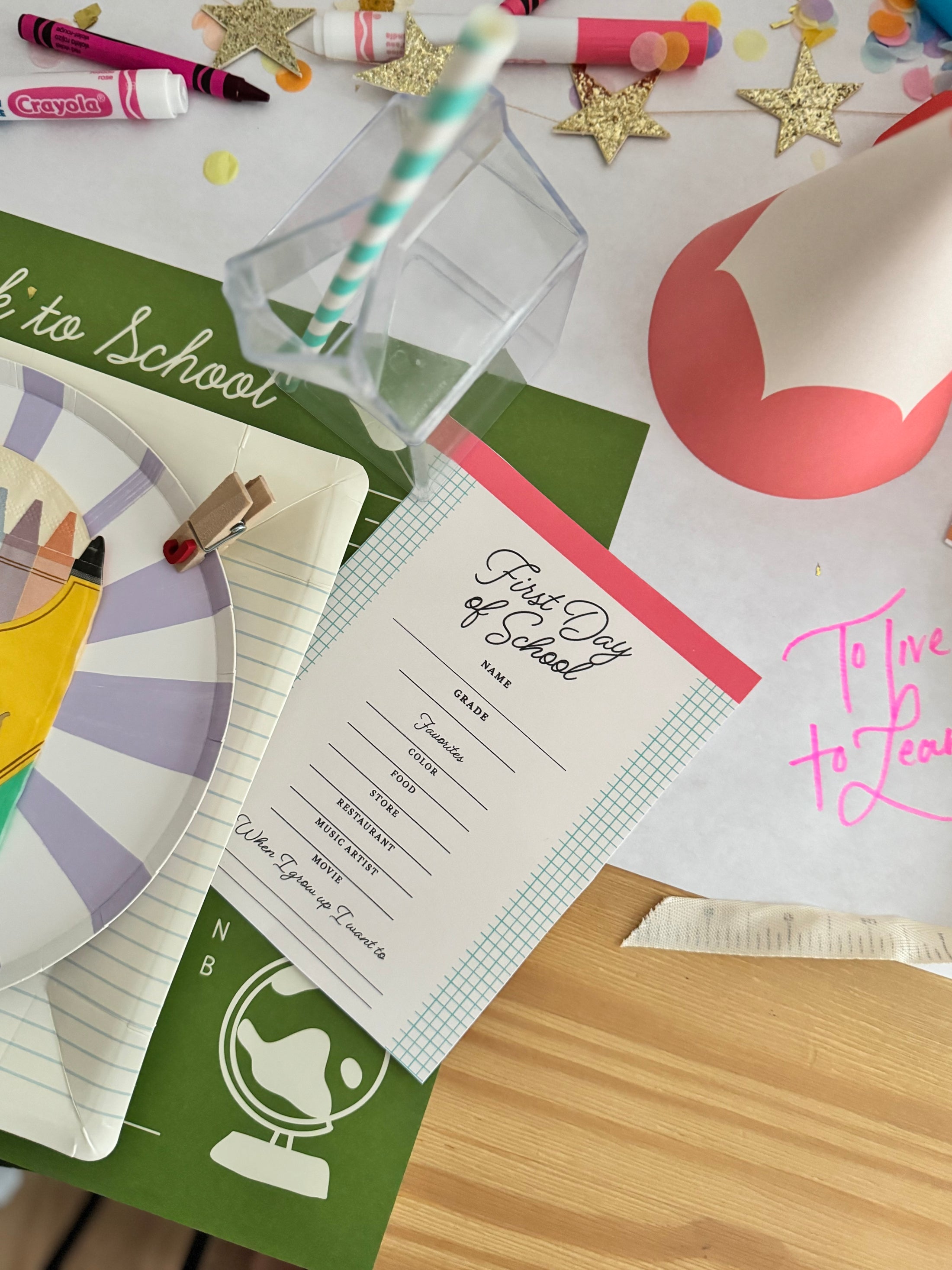 Schoolhouse Back to School | Printable Party Set – Grace Collective Shop