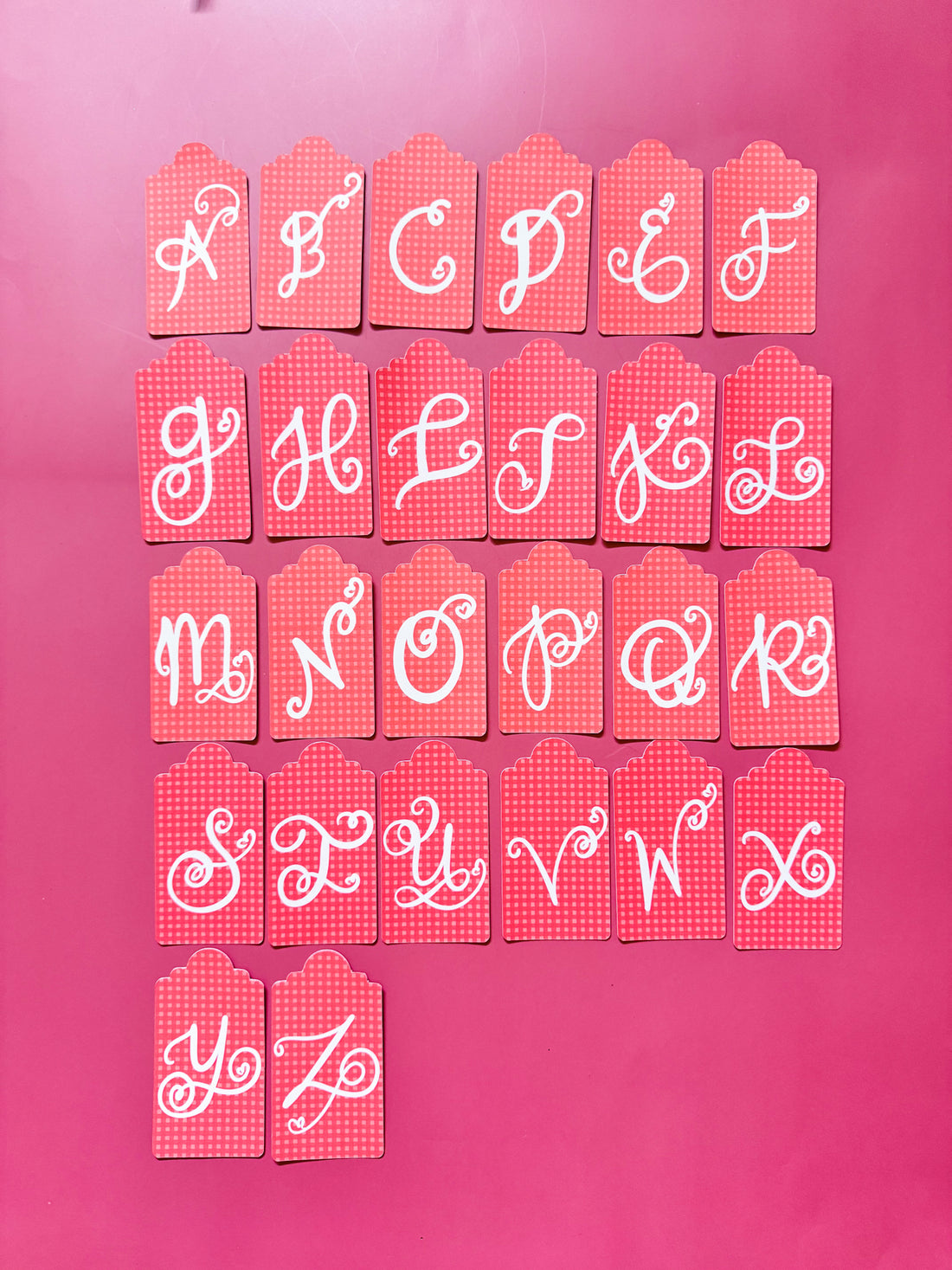 Valentine's Day Initial Gift Tags | Mini Printable Set – Grace ...