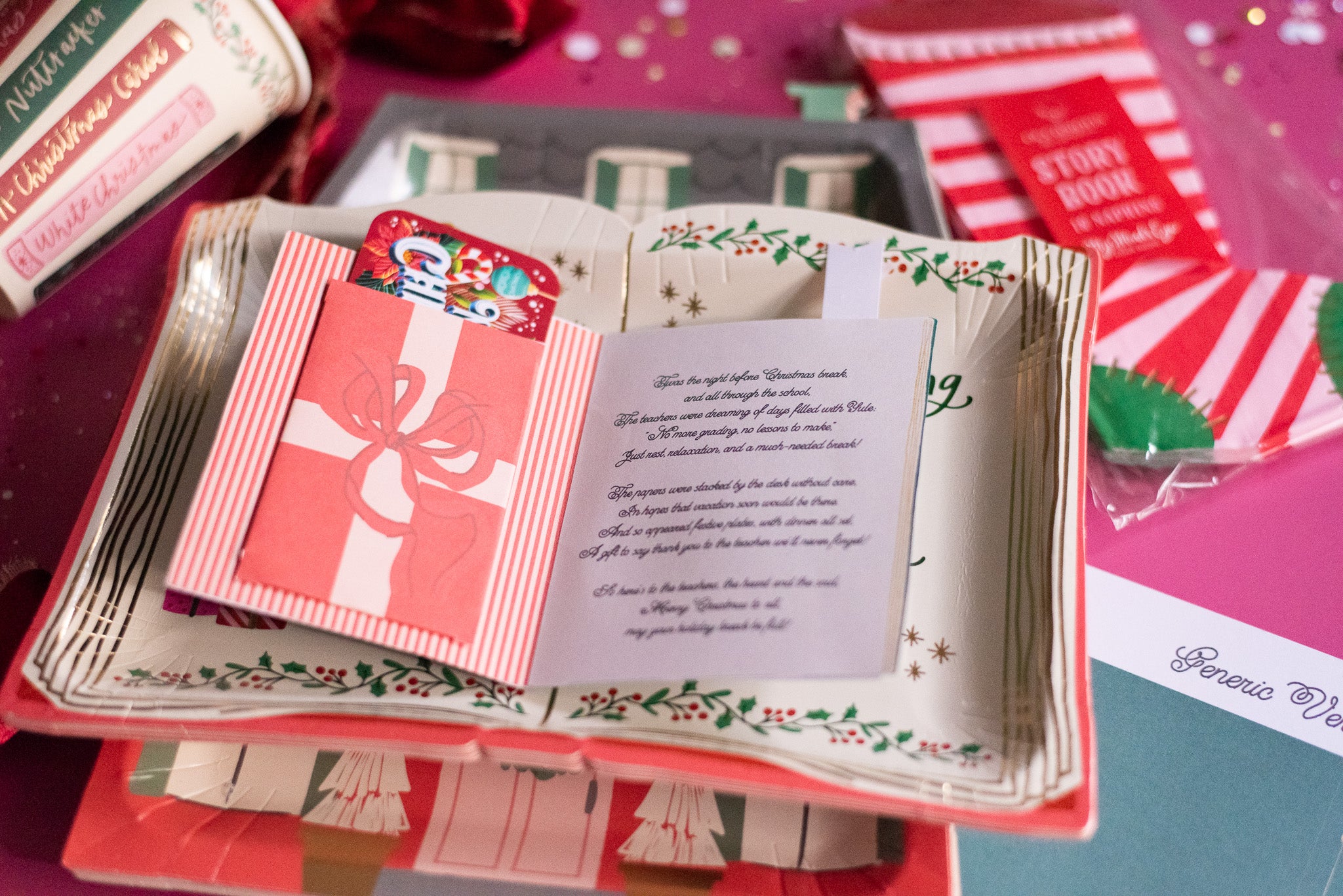 Twas the Night Before Christmas Break Gift Card Holder Teacher Version ...